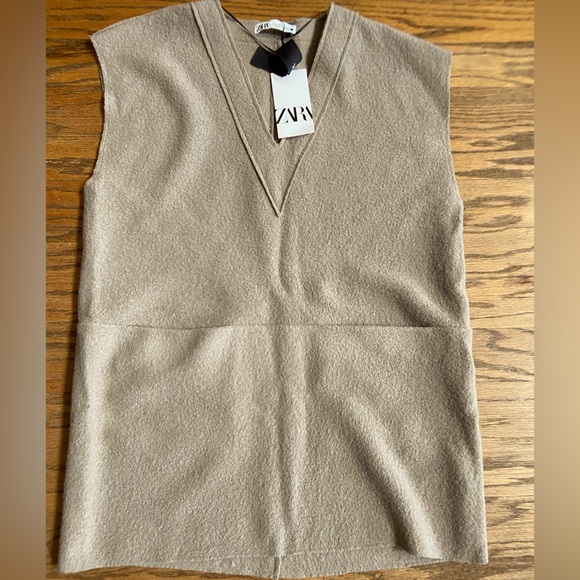 Zara | Tops | Zara Capsule Collection Premium Wool Long Vest | Poshmark
